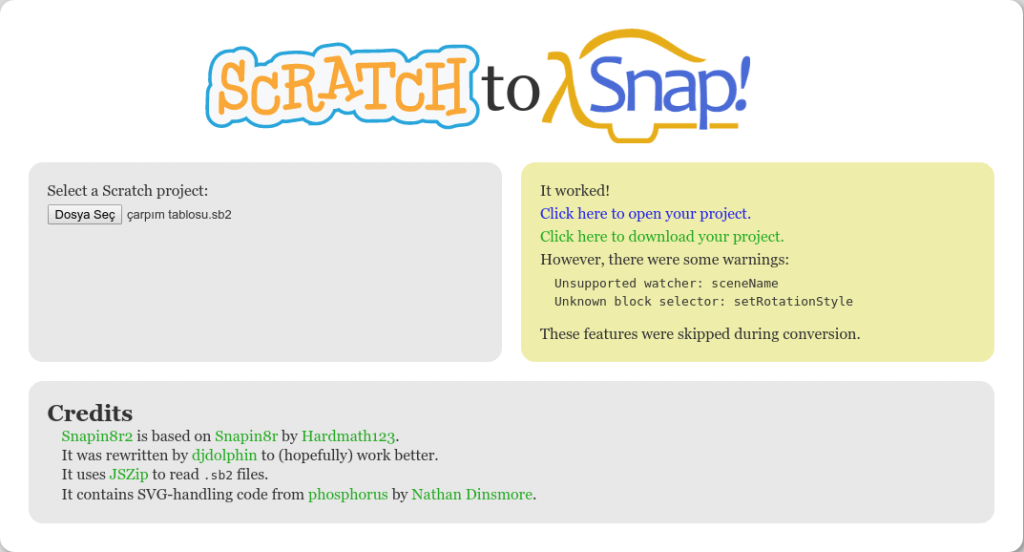 Scratch 2 Projelerini .exe Olarak Kaydetmek - Gençbilişim.net